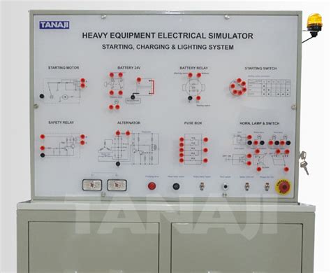 Basic Electrical System Of Heavy Equipment Simulator Tanaji