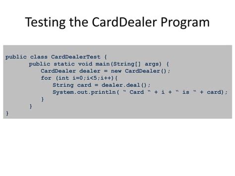 Java 102 Intro To Object Oriented Programming In Java Exercises Ppt Free Download