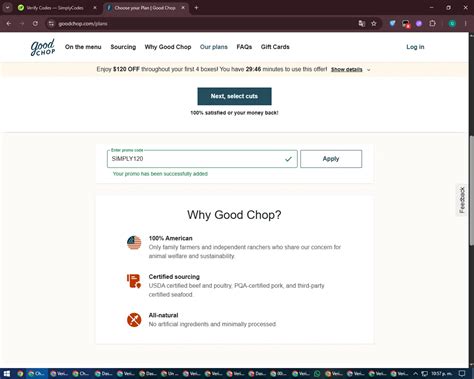 Good Chop Promo Codes 120 Off Coupons Jul 2026