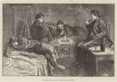An Opium Den At The East End Of London Stock Image Look And Learn