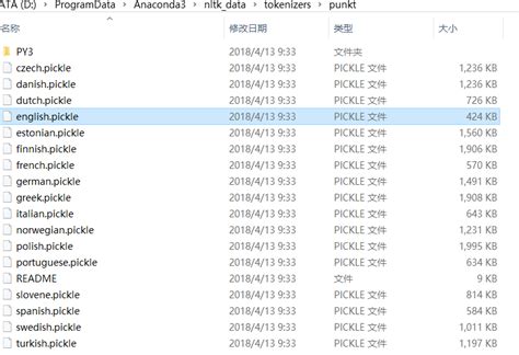nltk data load tokenizers punkt english pickle 详解 csdn博客