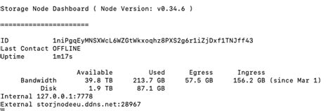 Node Is Offline After Server Restart Troubleshooting Storj Community Forum Official