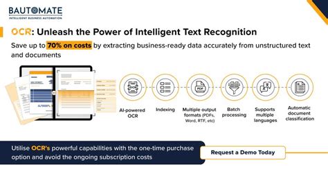Bautomate Ai Powered Process Automation Solution On Linkedin Ai Enabled Ocr Optical