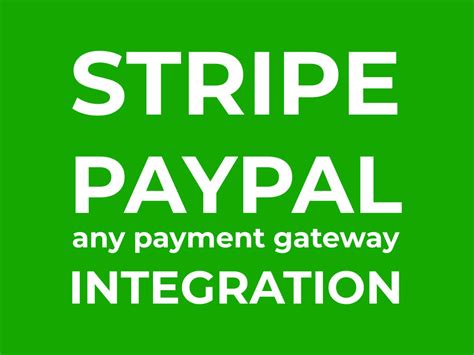 Stripe Integration Paypal Integration Payment Integration In React