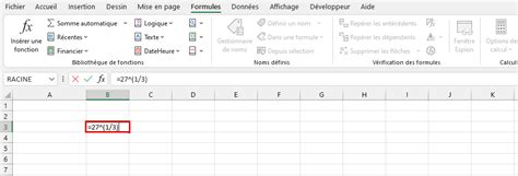 Comment Calculer La Racine Dun Nombre Dans Excel