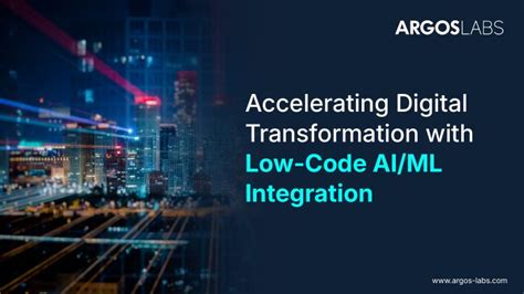 Accelerating Digital Transformation With Low Code Aiml Integration