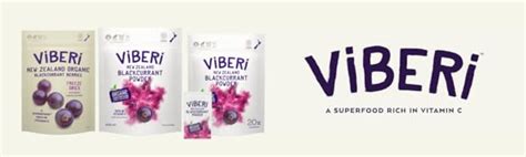 Viberi Nz Organic Blackcurrant Powder 450g Loose Powder Vitamin C