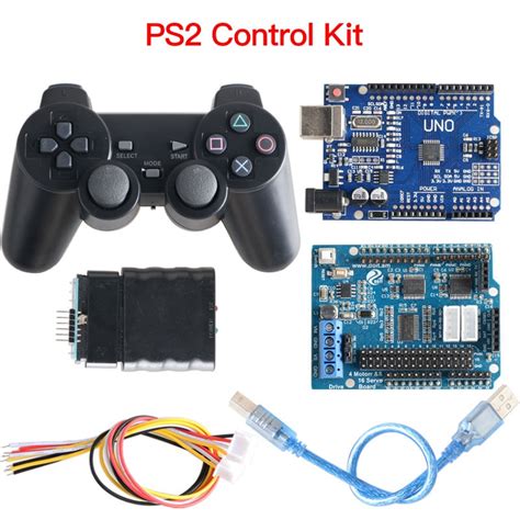 Bluetooth Wifi Handle Controller Kit For Arduino Robot Arm Gripper Tank