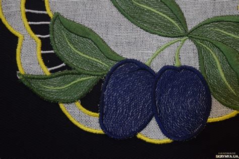 Купити Вишивка Рішельє Декоративна лляна сервет Skrynya Ua