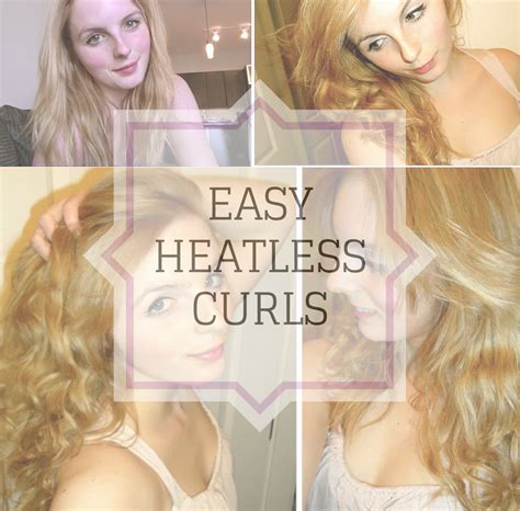 Heatless Curls Tutorial Hello Let S Glow