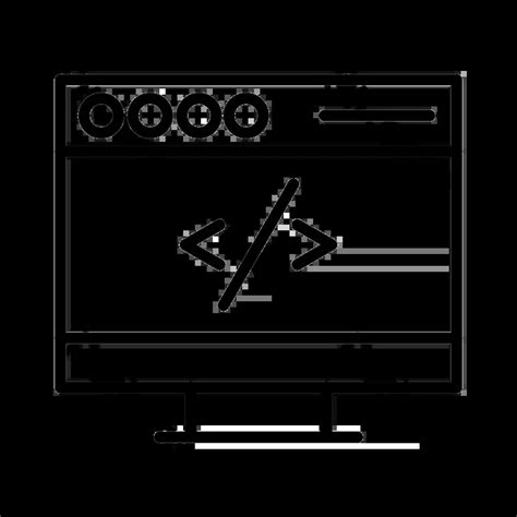 Coding Icon Line Vector PNG Images AI Free Download Pikbest