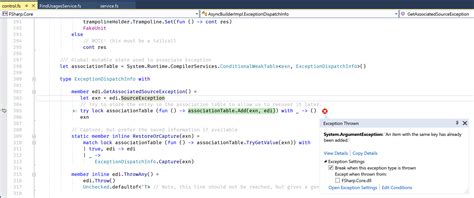 Asyncbuilder Raises Exception When It Tries To Add Same Exception In Associationtable Issue