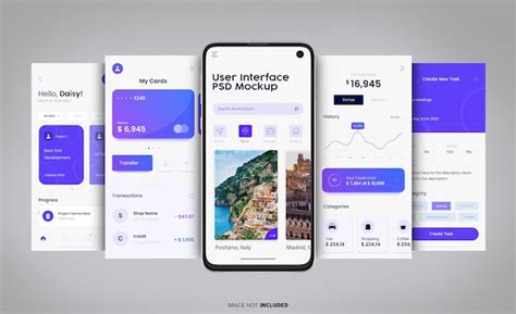 premium psd user interface mockup