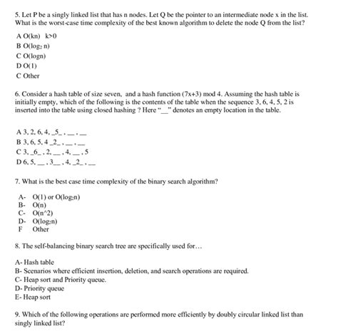 Let P Be A Singly Linked List That Has N Nodes Chegg