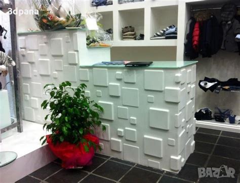 Декоративни 3Д панели 3д гипсови панели стенни облицовки 0051 в Облицовки в гр Варна