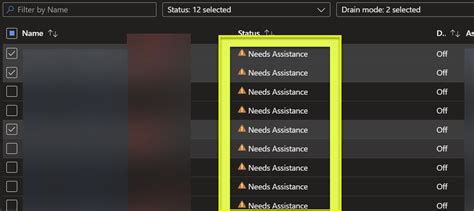 Avd Session Hosts Showing Needs Assistance