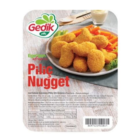 Gedik Tabaklı Pişmiş Piliç Nugget 300 G