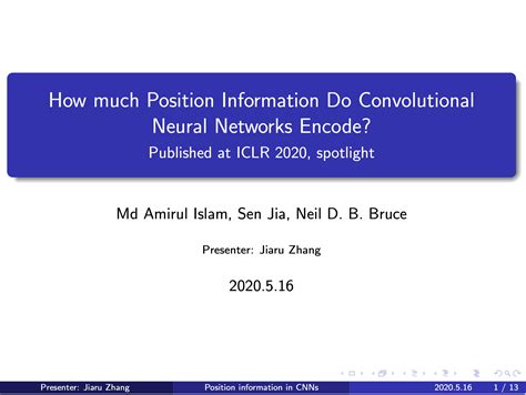 how much position information do convolutional neural networks encode