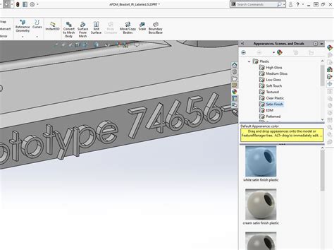 Adding Color To Polyjet Printed Models Using Solidworks Trimech Store