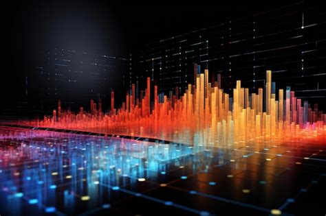 Premium Photo New Age Of Data Visualization Data Science And Visual Management Design Concept