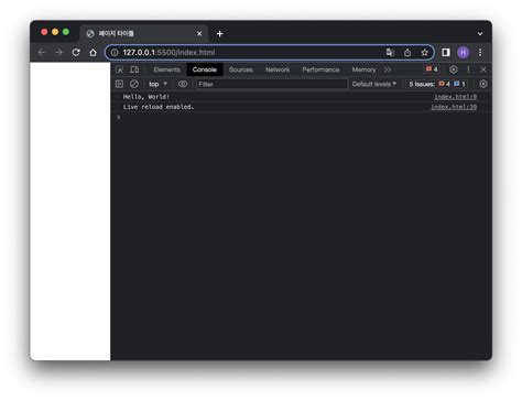 Javascript 자바스크립트 코드 실행방법 및 Consolelog 사용법