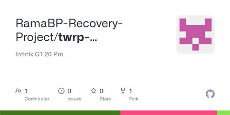 GitHub RamaBP Recovery Project Twrp Device Infinix Infinix X6871 Infinix GT 20 Pro