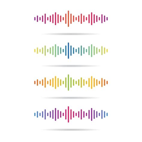 Premium Vector Sound Frequency Waves Audio Player Graphic