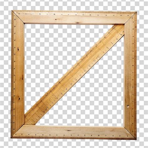 Premium Psd Ruler And Triangle Measuring Tools Geometry