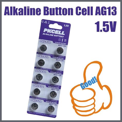 Ag13 Lr44 Button Cell Batteries Ag13 Pkcell China Manufacturer