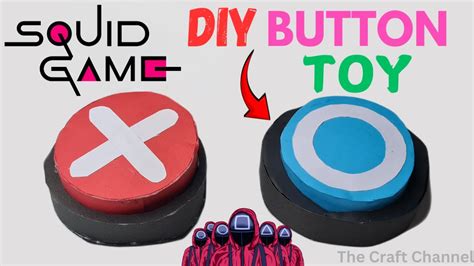 Squid Game Button Diy ️ ️ Make The Iconic Toy From The Show Squidgame Netflix Diy Youtube
