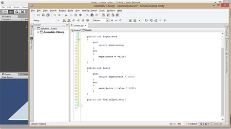 1 Unity3d Programmation C Avancée Classes Youtube