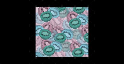 Kiwi Patterns Kiwi Pattern Sticker Teepublic