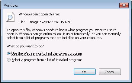 Windows Can T Open This File When Downloading Snagit TechSmith Support