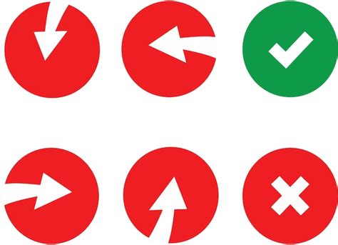 Premium Vector Arrow Button Vector Icon Illustrations