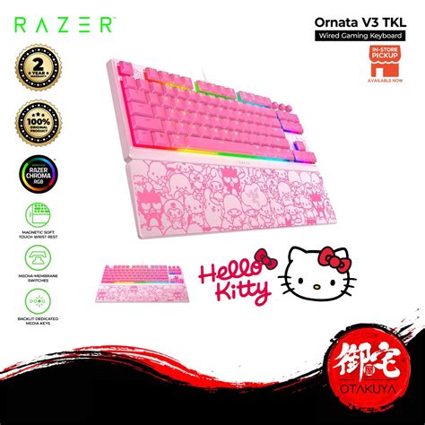 【7 7 Sale】razer Ornata V3 Tenkeyless Hello Kitty And Friends Edition