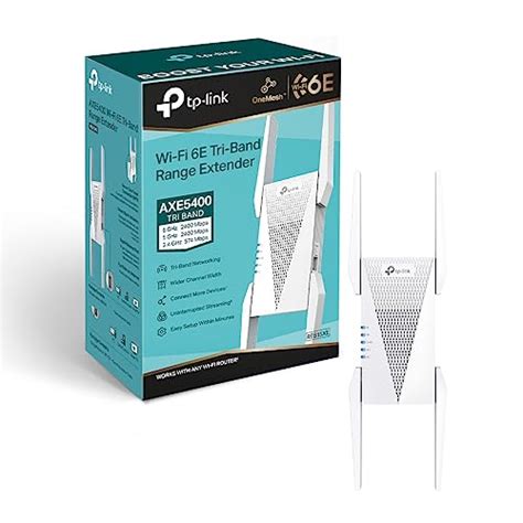Tp Link Axe Tri Band Mesh Wi Fi E Range Extender Broadband Wi Fi Extender Wi Fi Booster