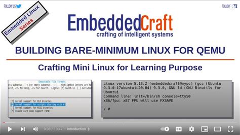 booting bare minimum embedded linux embeddedcraft