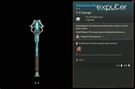 Bg3 All Adamantine Forge Items [stats Pros And Cons]