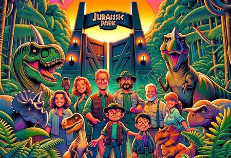Cartoon Jurassic Park Characters A Guide