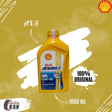 Oli Motor Shell Advance Ax 5 1l Oli Motor Bebek Lazada Indonesia