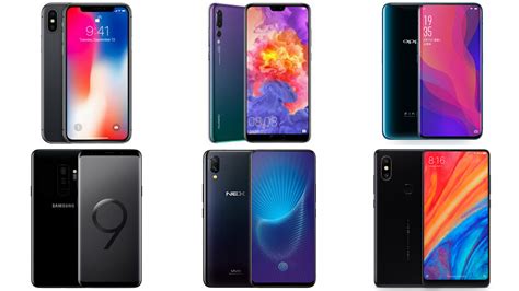 Apple Iphone X Vs Huawei P Pro Vs Oppo Find X Vs Samsung Galaxy S Vs Vivo Nex Vs Xiaomi Mi