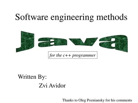 Ppt Formal Methods In Software Engineering Powerpoint Presentation