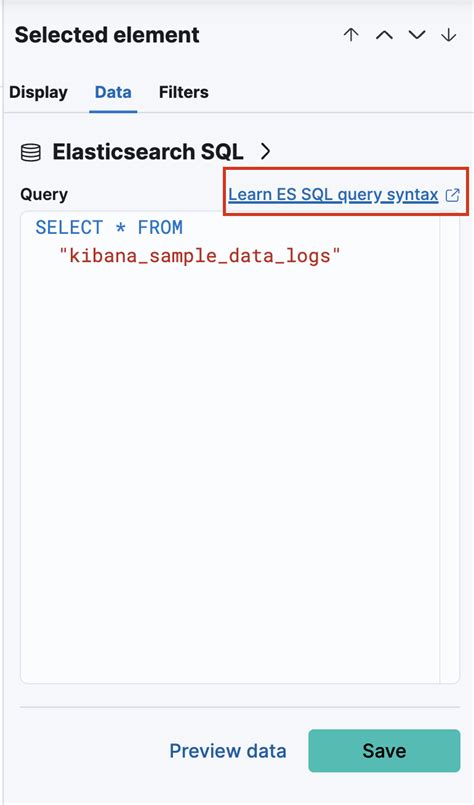 Canvas Add Link To Es Sql Docs · Issue 35435 · Elastickibana · Github