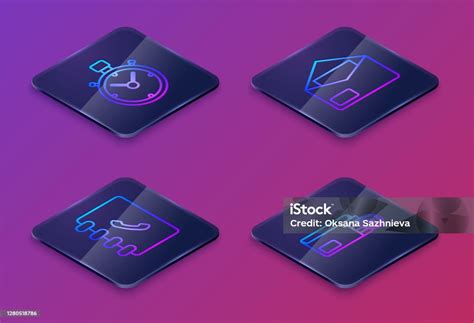 동전 달러 기호와 등극 라인 스톱워치 주소록 봉투 및 봉투를 설정합니다 파란색 정사각형 버튼 벡터 0명에 대한 스톡 벡터 아트 및 기타 이미지 Istock