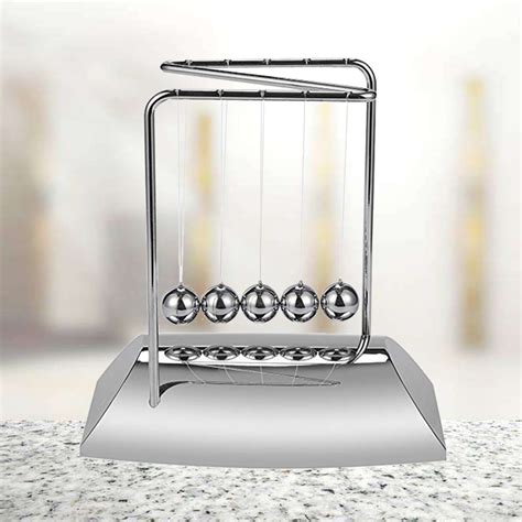 Mobutofu 1pcs Cradle Pendulum Balls Desktop Ornaments For Classroom