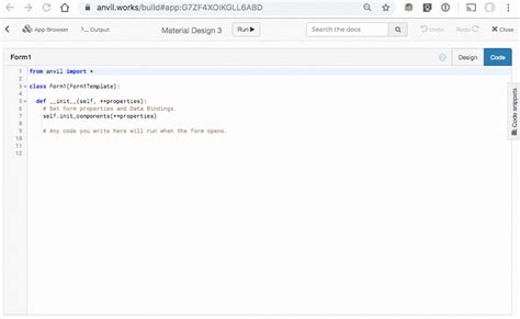 Done Dark Theme For Anvil Ide Code Editors Feature Requests
