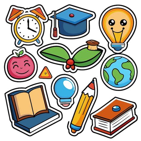 Premium Vector Vector Cute Sticker Collections