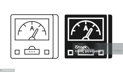 전기 서비스 아이콘 편집 스톡 일러스트레이션 아이콘 전기 전력선 램프 전류 미터 소켓 검사자에 대한 스톡 벡터 아트 및 기타 이미지 Istock