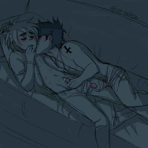 Rule 34 2boys 2d 2d Gorillaz Gay Gorillaz Handjob Male Malemale Male Only Murdoc Niccals