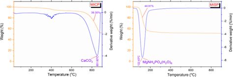 Tga Dsc Curves Of Caco3 And Mgnh4po4 H2o 6 Download Scientific Diagram